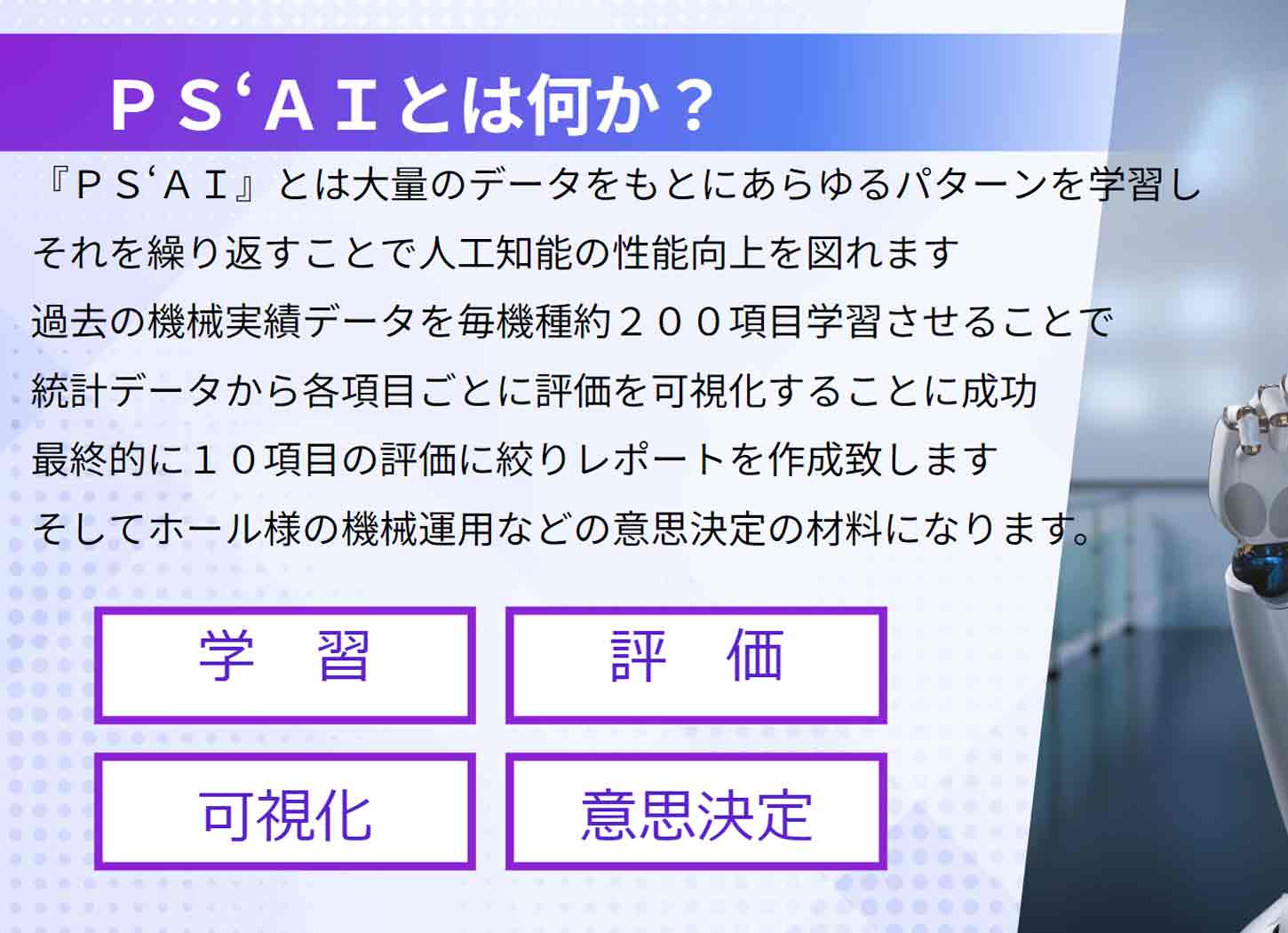 ブレインダイブ社、新製品『人工知能PS.AI』を発表！ | BRAIN DIVE㈱